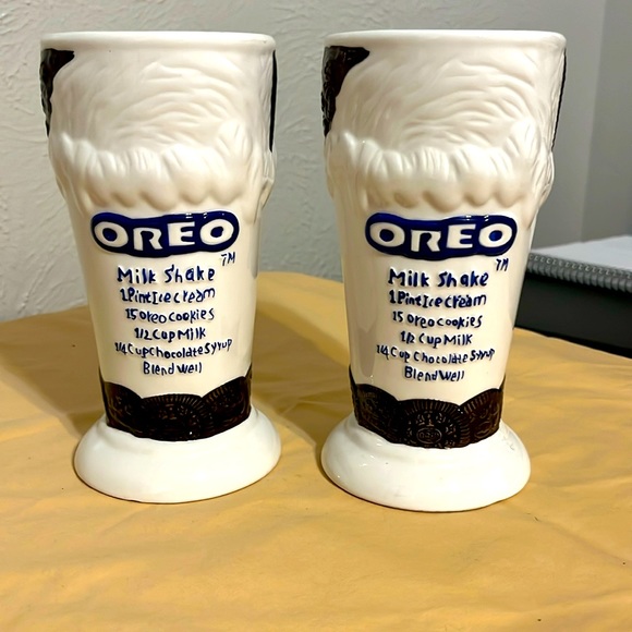 Houston harvest | Kitchen | Vintage Oreo Milkshake Glass Two Of Them ...
